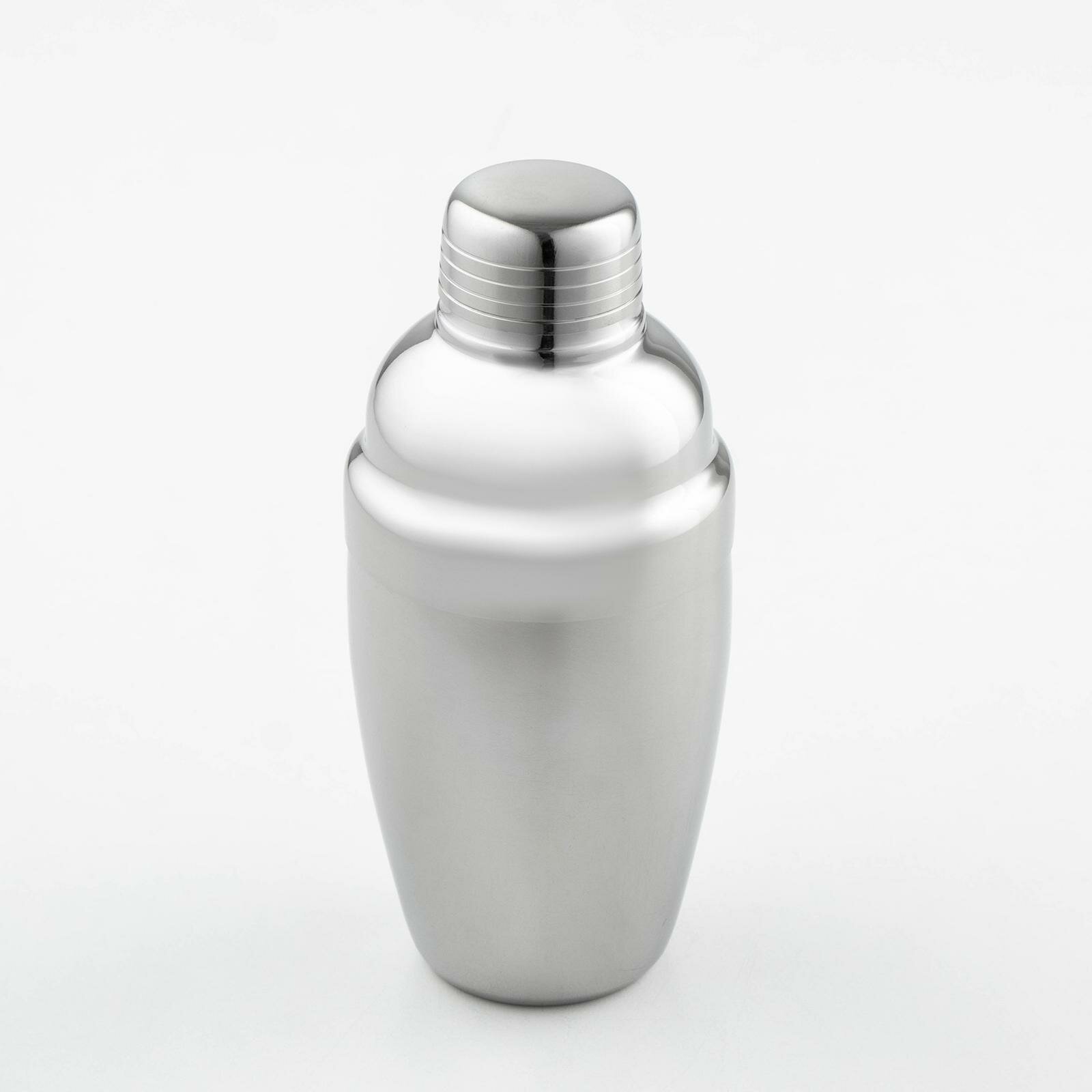 Шейкер, 350 мл, 18×7.5 см, нержавеющая сталь, серебристый