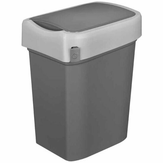 Контейнер для мусора Комус 10 л SMART BIN , серый