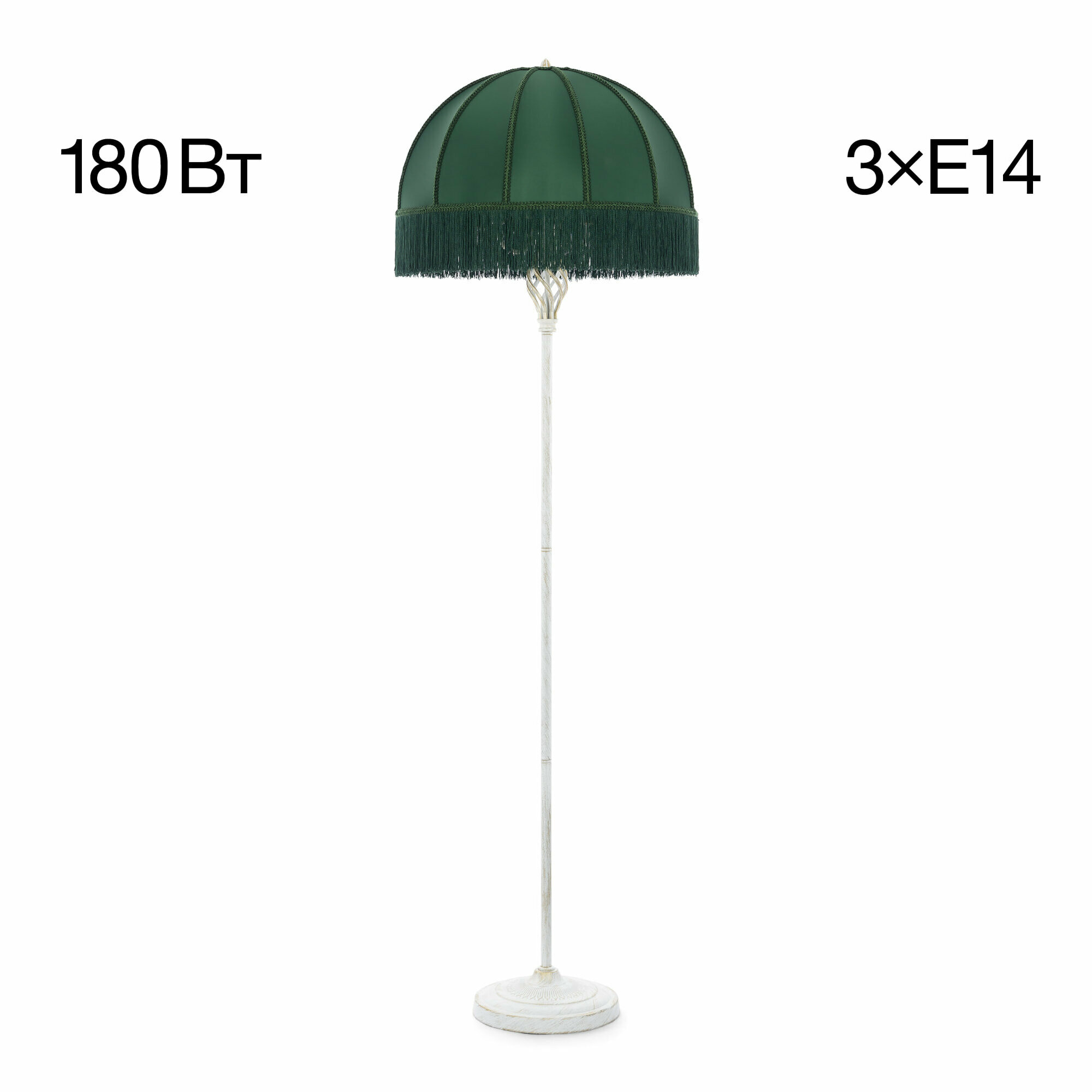 Торшер Citilux Базель CL407922, 180.0 Вт, 1000.0 лм, IP20, зеленый плафон