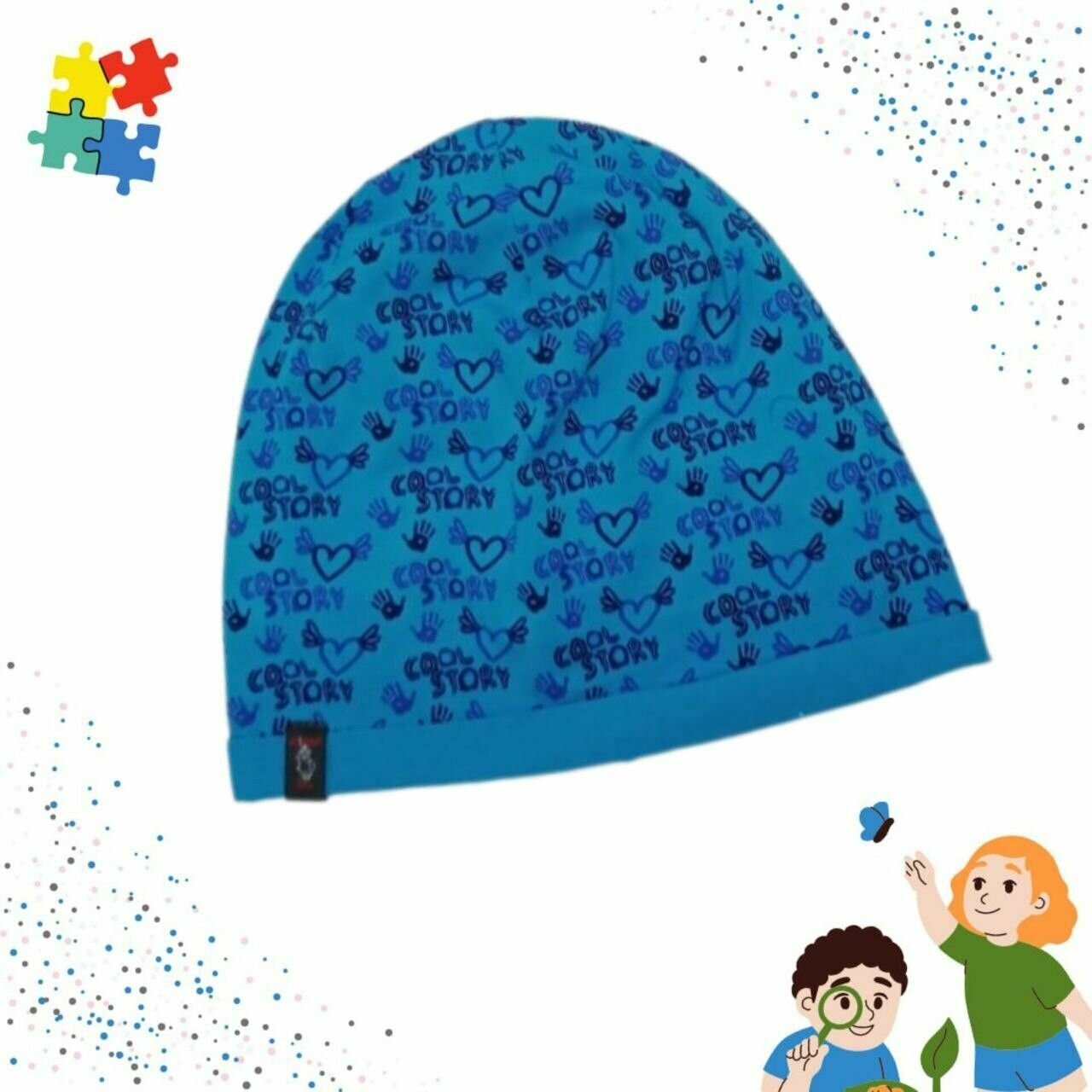 Шапка-бини Margot Bis Базовая коллекция для девочек