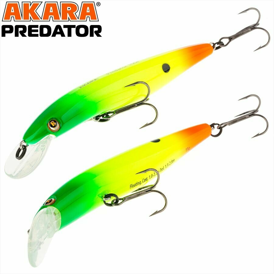 Воблер Akara Predator 85F 8 гр. (2/7 oz 3,4 in) A21