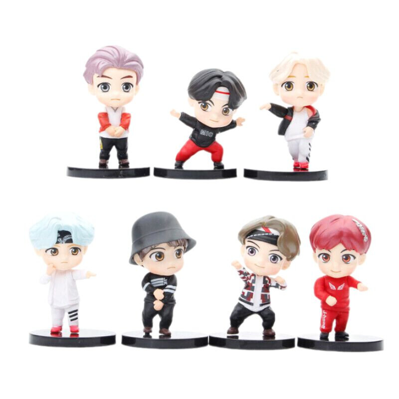 Набор фигурок БТС / BTS Bangtan Boys 7шт (8см) от магазина PopCultura.Store