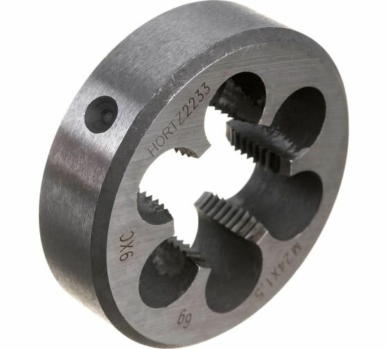 Плашка HORTZ М24x1,5 9ХС 204059