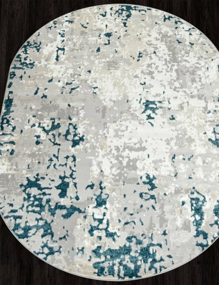Ковер F283 - GRAY - Овал - коллекция PALERMO (3 х 4 м)