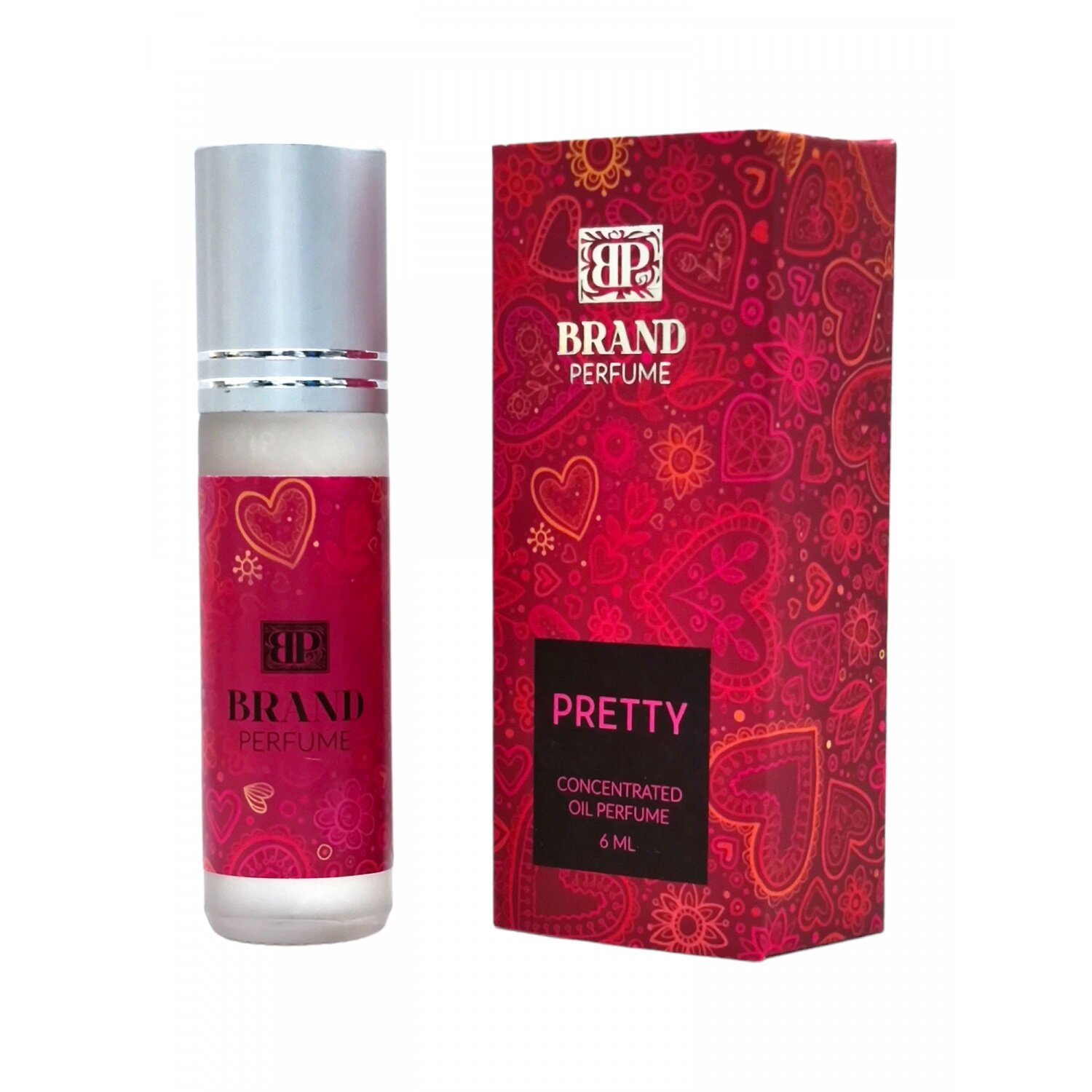 PRETTY Concentrated Oil Perfume, Brand Perfume (Концентрированные масляные духи), ролик, 6 мл.