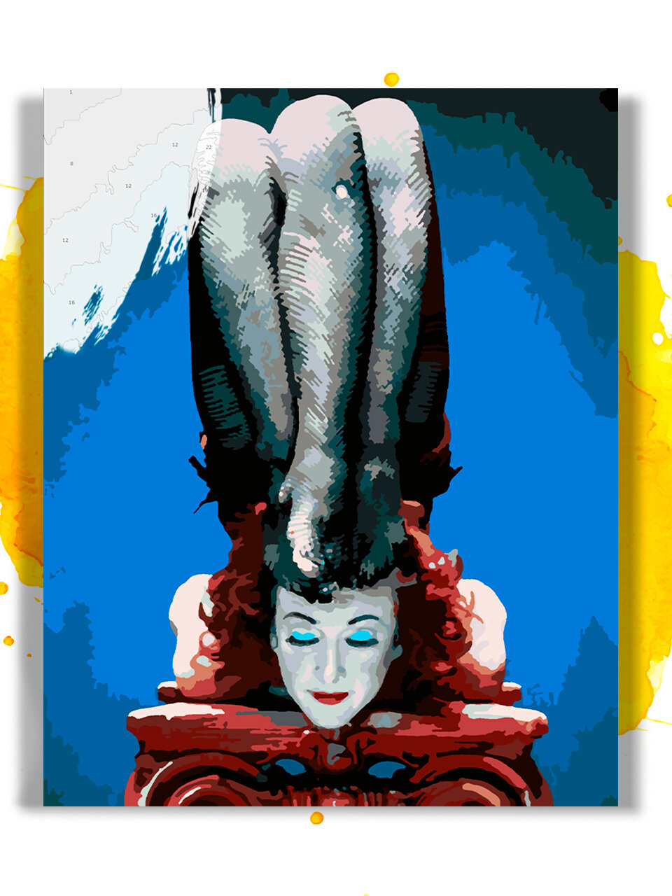 Картина по номерам на холсте Американская история ужасов - Freak show, 30 х 40 см