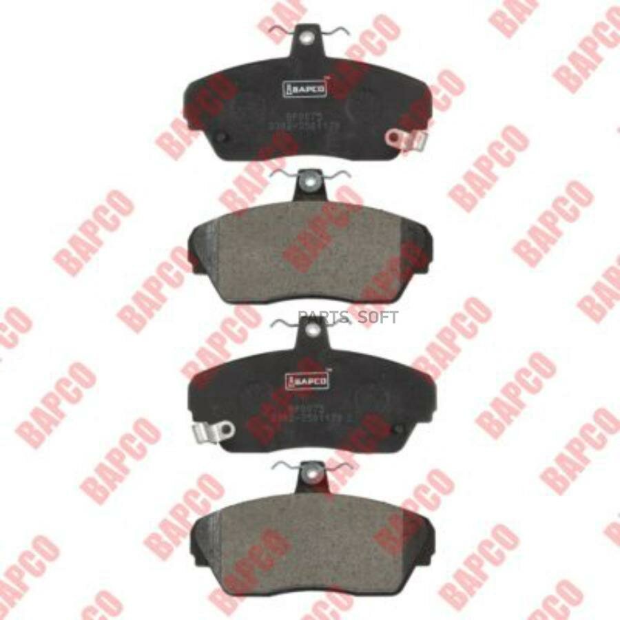 BP0775 BAPCO Колодки тормозные дисковые передние