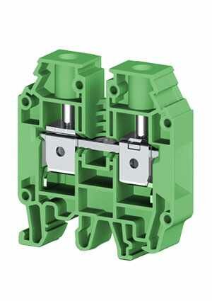 AVK16 RD (зеленый), 304242 Клеммник на DIN-рейку 16мм. кв.