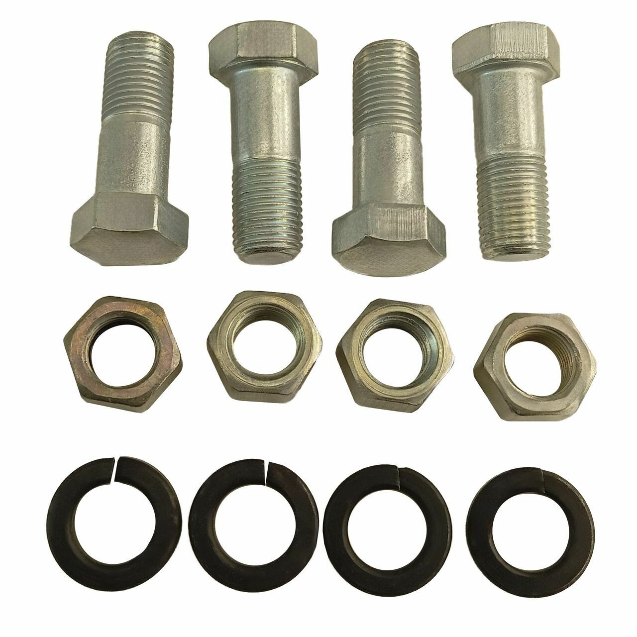 Болт М12х1,25х32 карданный для а/м ГАЗ 53, 3307, с гайкамии гроверами, комплект 4 штуки