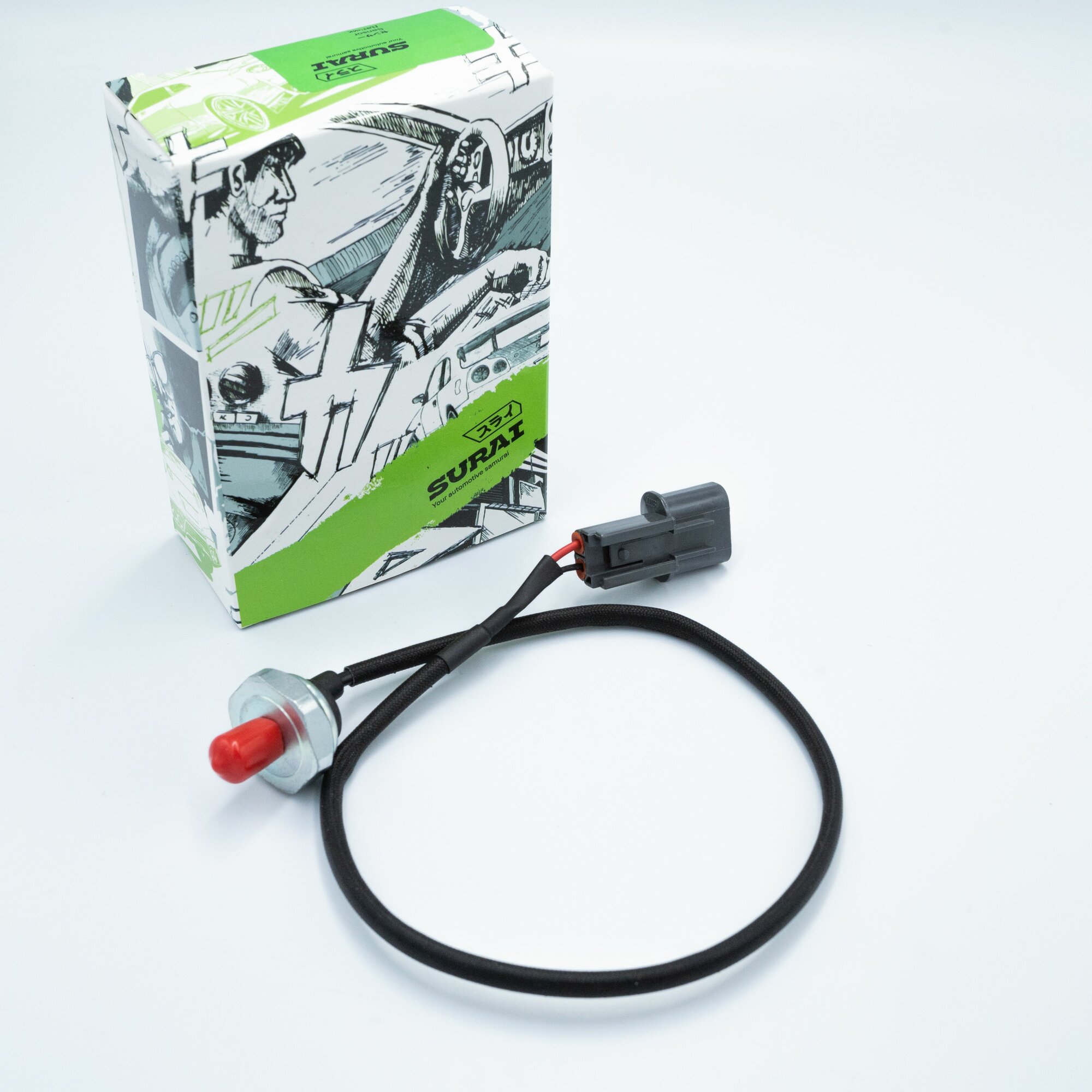 Датчик детонации SURAI для Mitsubishi Lancer IV/V, Colt IV/V, Pajero, Mirage, Galant V (SRS 71009)