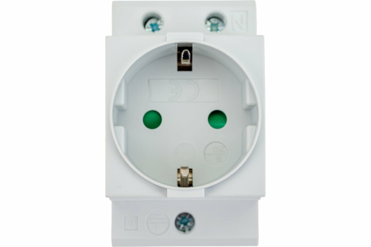 ЭРА PRO MRD1016E Розетка на DIN-рейку 16 А с заземлением для щита, модульная система