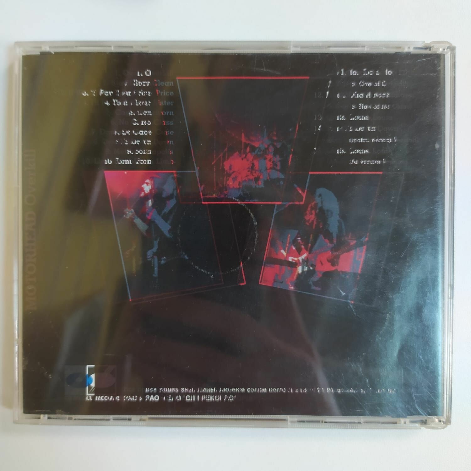 Компакт диск CD Motorhead - Overkill (Россия 1997г.) (Bootleg) — фото 1