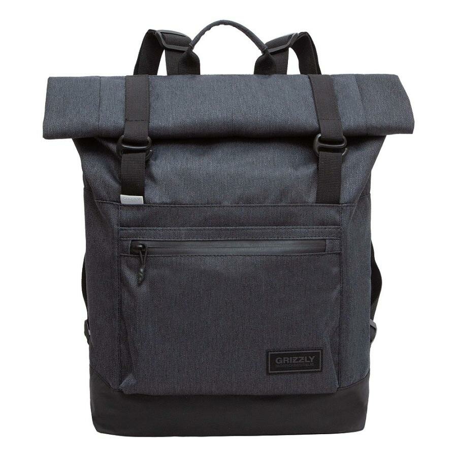 Стильный современный рюкзак GRIZZLY роллтоп, мужской RQL-315-1/1