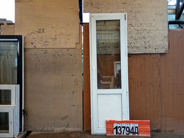 Пластиковые Двери БУ 2160(в) х 680(ш) Балконные