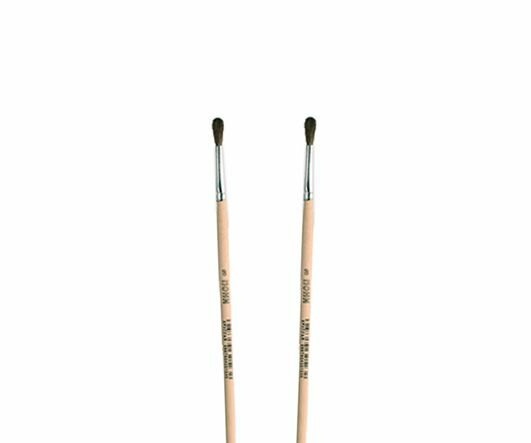 Кисть пони круглая 3 " Артекс" живописная. Комплект из 2 штук