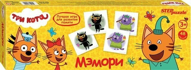 Игра настольная "Мэмори" Три кота (АО СТС)