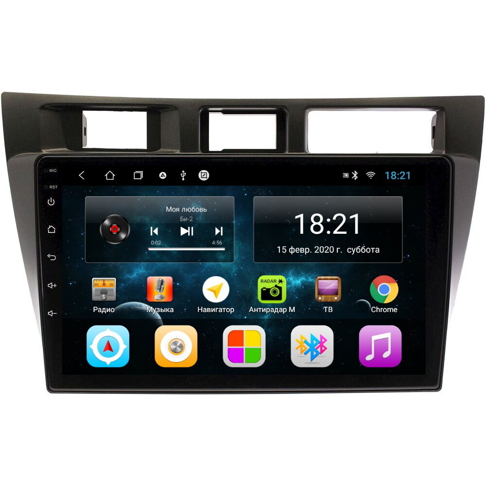 Магнитола CRS-300 Тойота Марк 2 Toyota Mark II 2000-2007 - Android 11 - DSP 18 полос