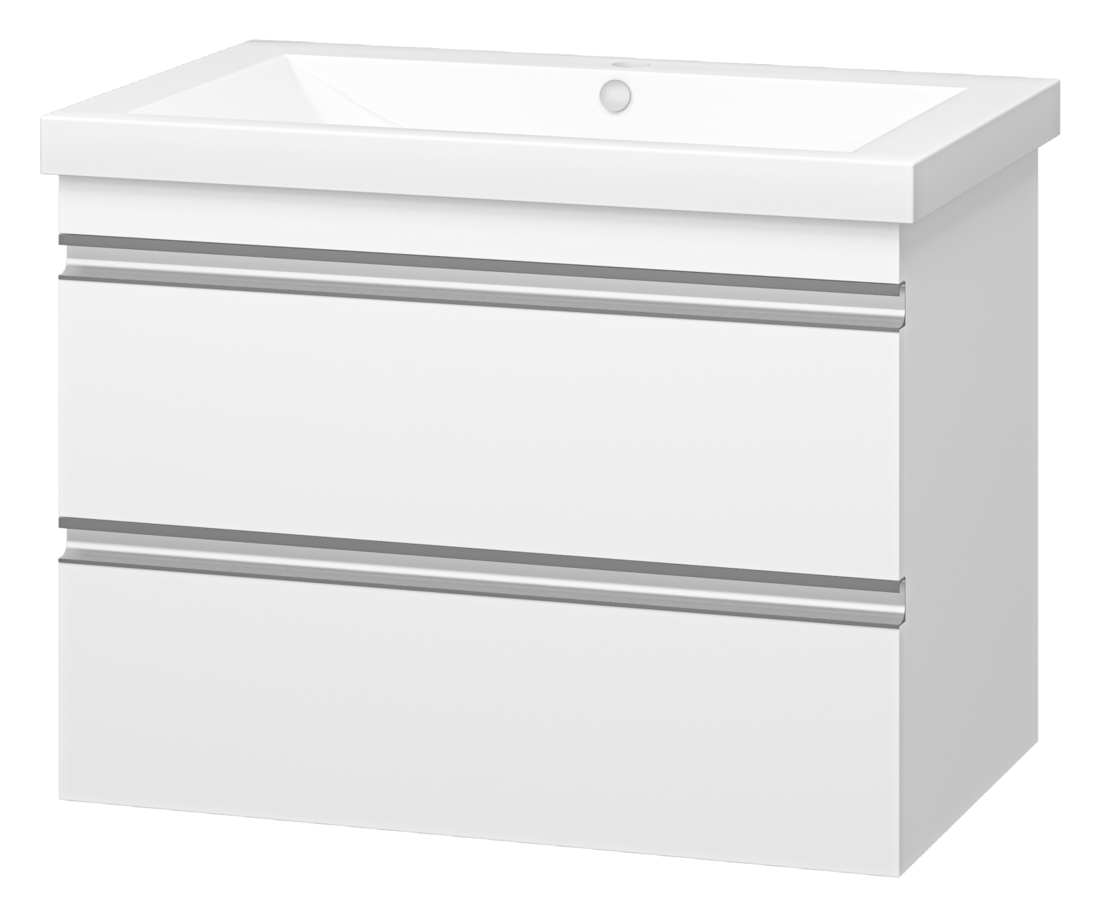 Тумба под раковину Misty Ингрид 75 П-Инг-01075-011П2Я