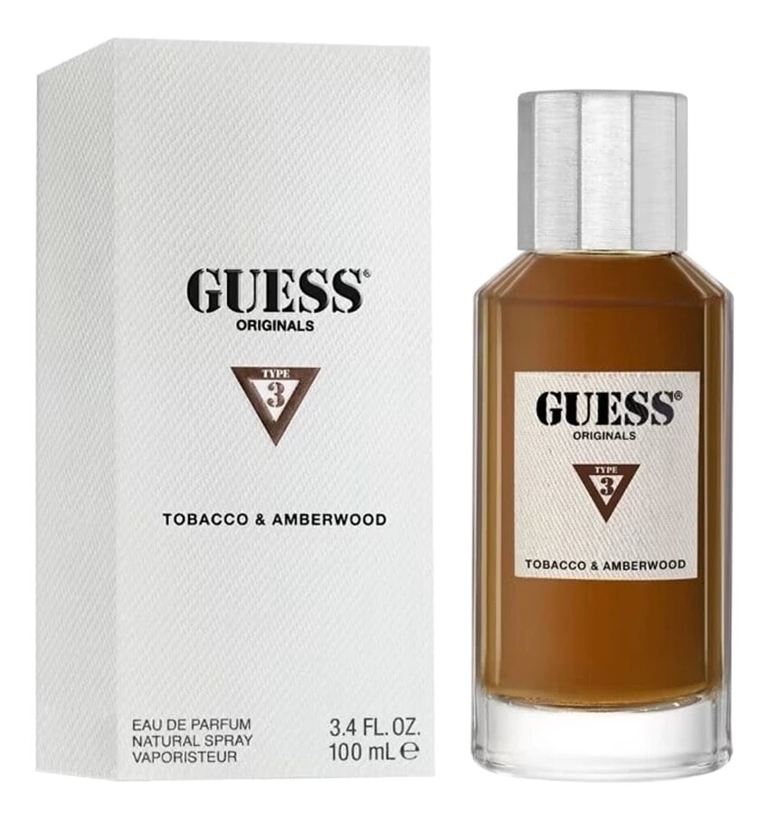 GUESS Парфюмерная вода Tobacco & Amberwood, 100 мл
