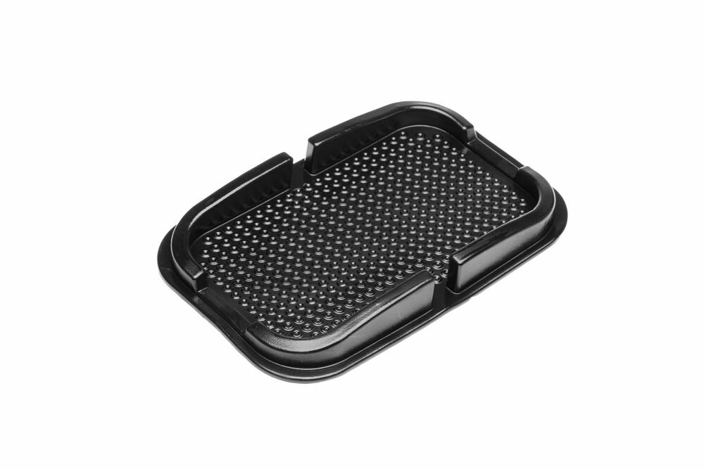 Коврик панели противоскользящий подставка с бортами, 100*150*20 мм, черный LECAR