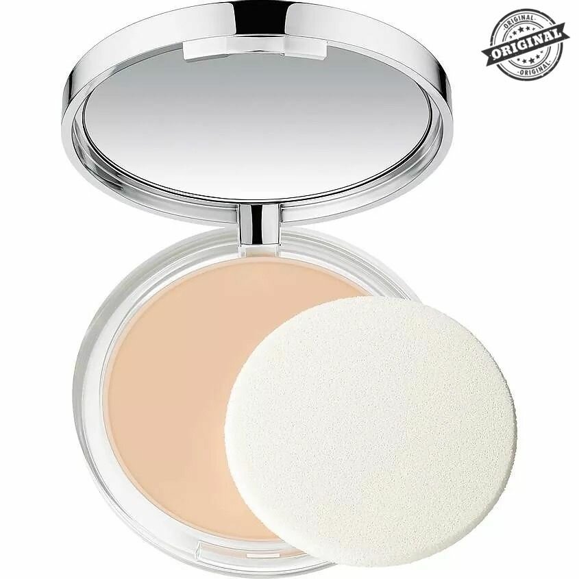 CLINIQUE Легкая компактная пудра с антиоксидантами Almost Powder Makeup SPF 15, № 01 Fair