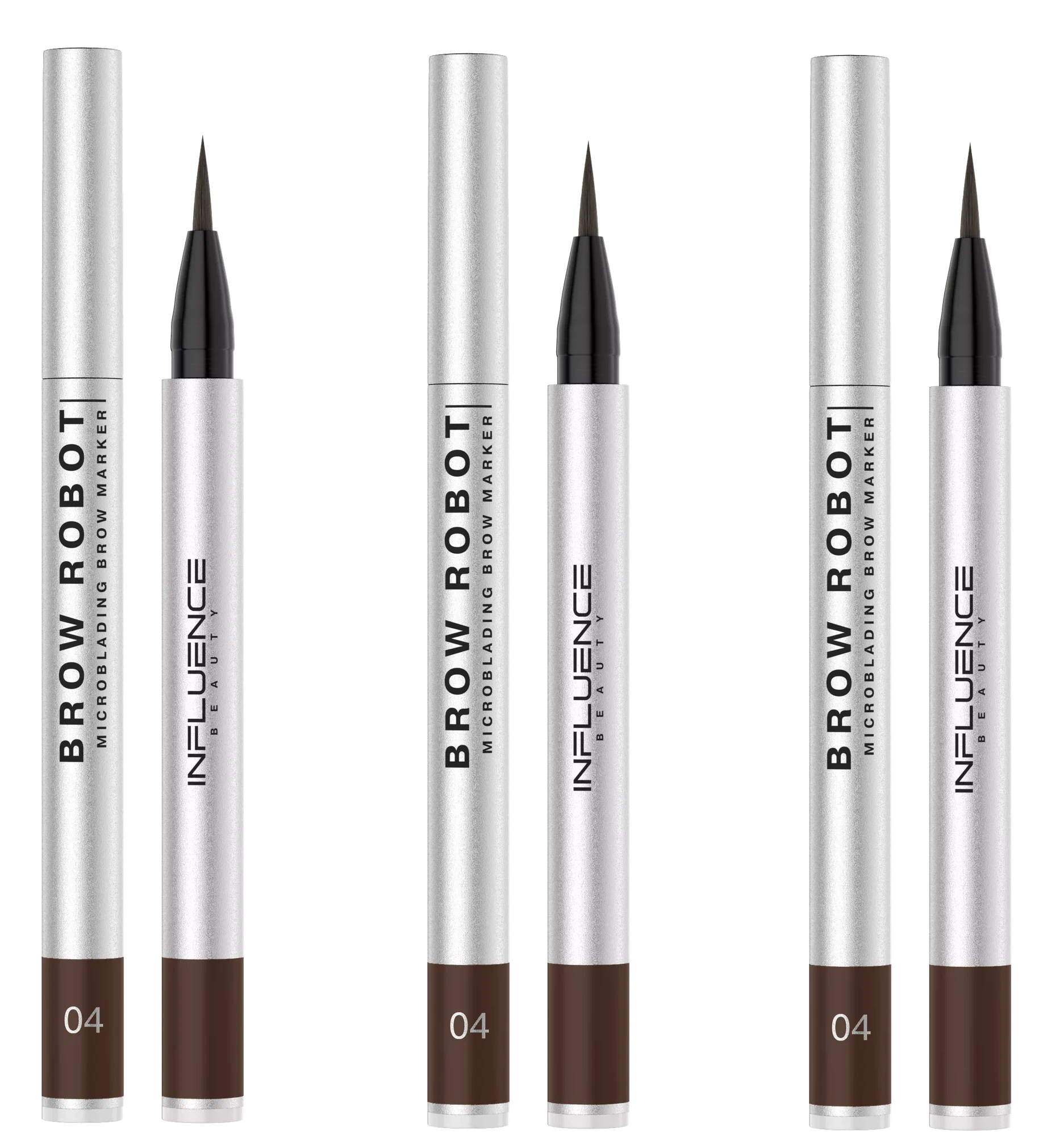Influence Beauty Маркер для бровей Brow robot/Brow marker тон/shade 04 3 шт