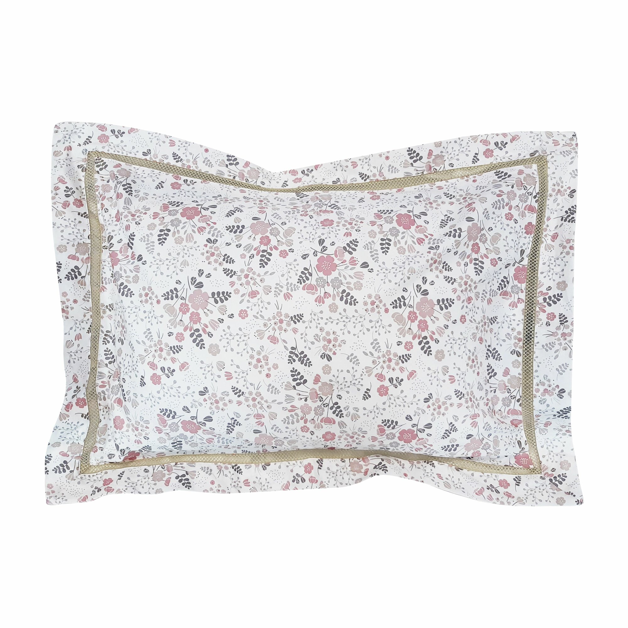 Наволочки 50х70 декоративные с французским кантом Cleo Vello D'oro сатин хлопок