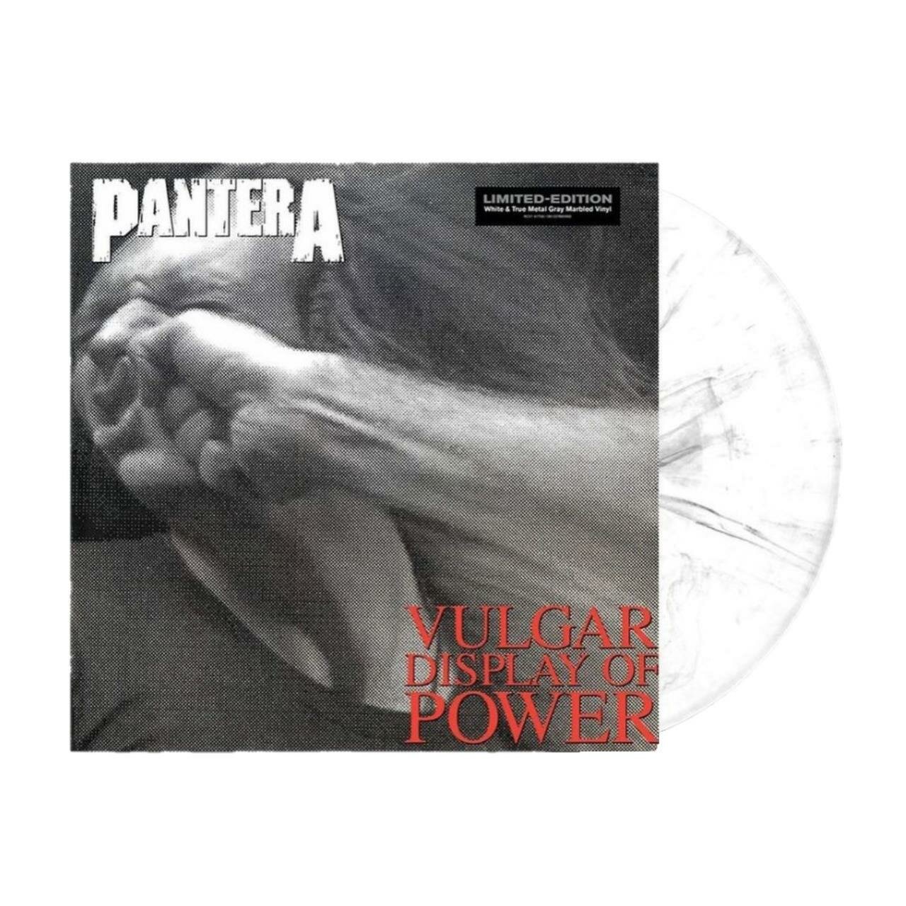Виниловая пластинка Pantera - Vulgar Display Of Power (White & True Metal Gray Marbled)
