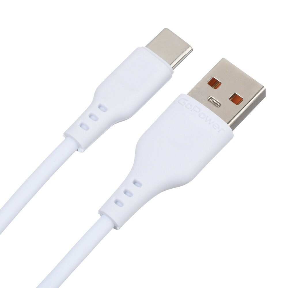 Кабель GP01T USB (m)-Type-C (m) 1.0м 2.4A, GoPower 00-00018565