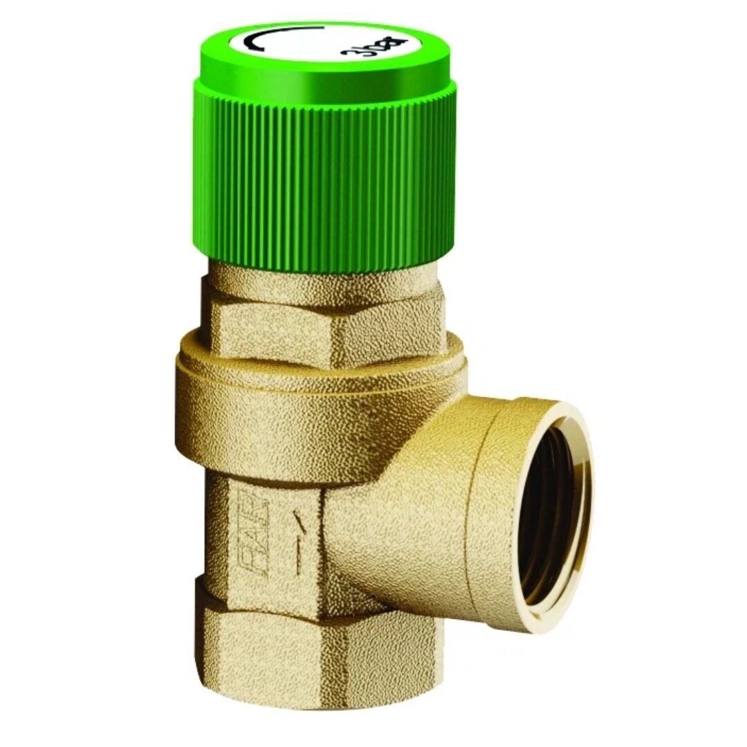 Предохранительный клапан 3 bar, 1/2" (ВР-ВР) FAR автоматический