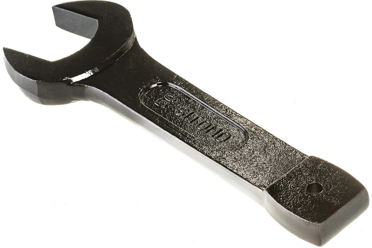 Гаечный рожковый односторонний ударный ключ SITOMO 50 мм из стали для гаек и болтов