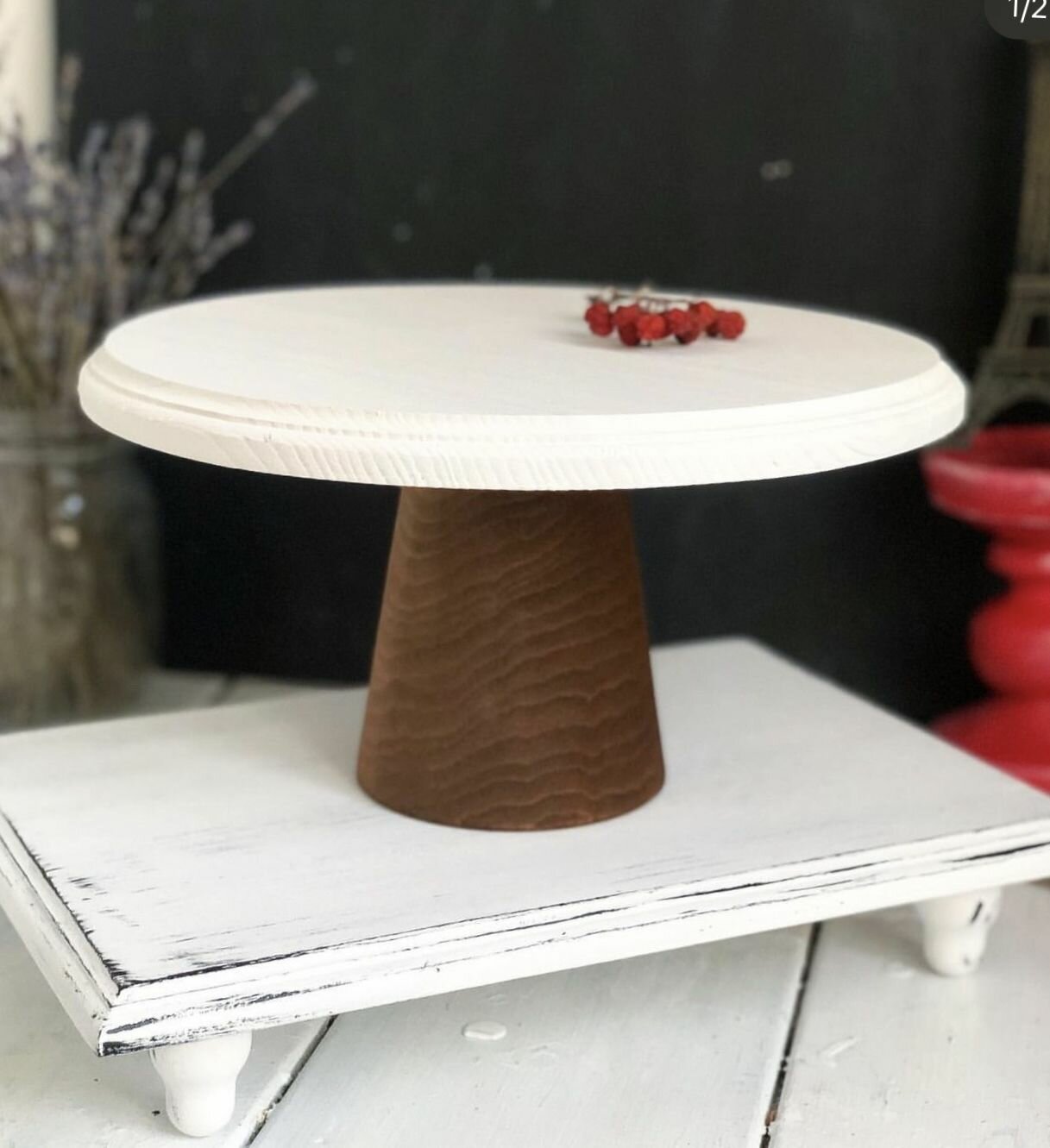 Тортовница Колбочка ; диаметр 24-25 см.