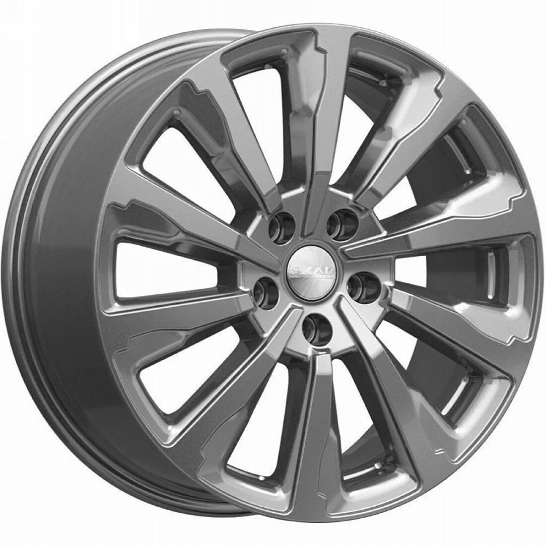 Колесный диск Скад Астер (КЛ369) 8x18 5x115 ET43 70,2 Графит