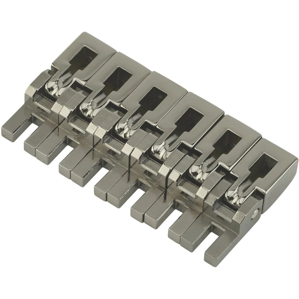 Набор седел для Floyd Rose Original FROBSSBNP Saddle Set, 6 струн, черный никель