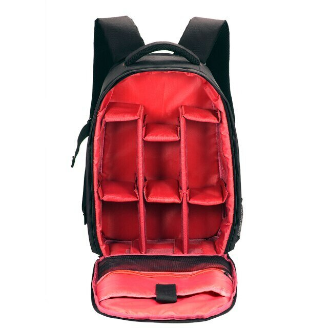 Фоторюкзак Большой красный 30x19x43 см