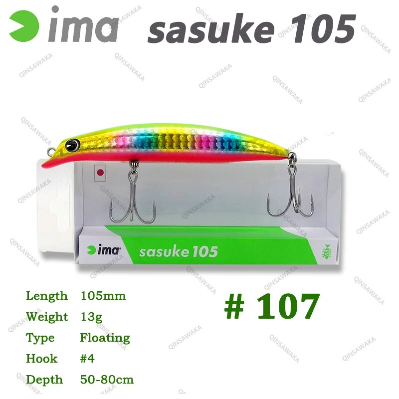 IMA Sasuke 105 приманка для окуня NO.107
