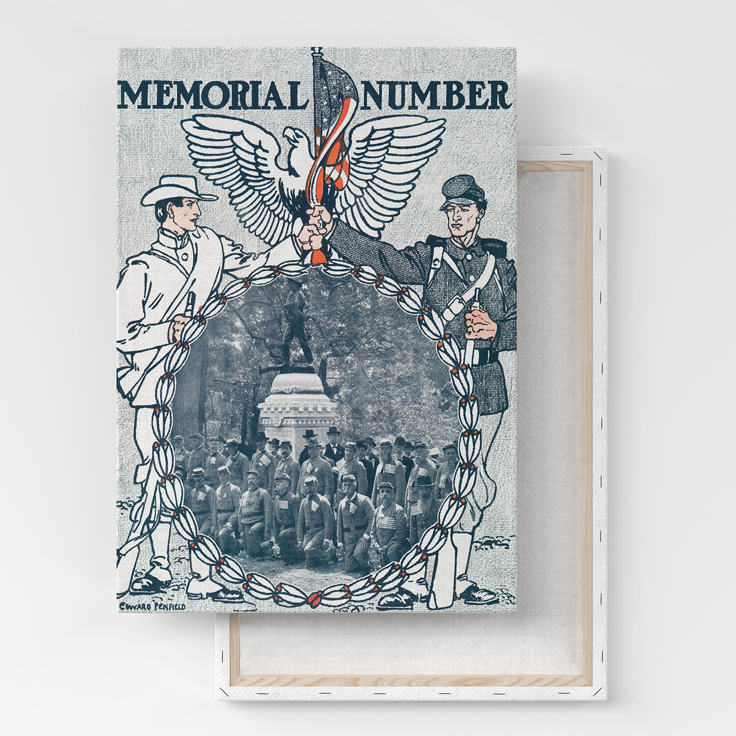 Картина на холсте, репродукция / Эдвард Пенфилд - Memorial Number / Размер 60 x 80 см