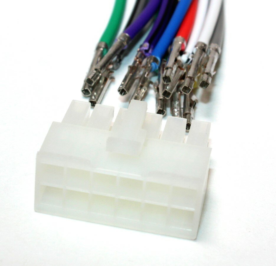 Разъем для а/магнитол MYSTERY 12 pin (самонаборный)