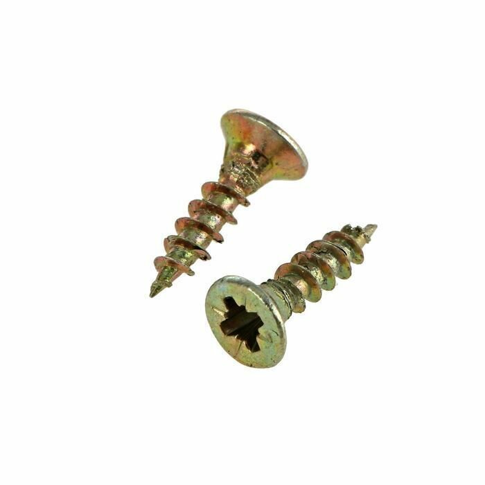 Саморез универсальный 4,5х20, желтый цинк, 250шт.