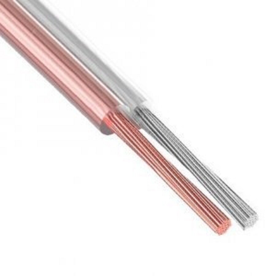 Кабель акустический 2х1.5 SILICON Бескислородная медь прозрачный