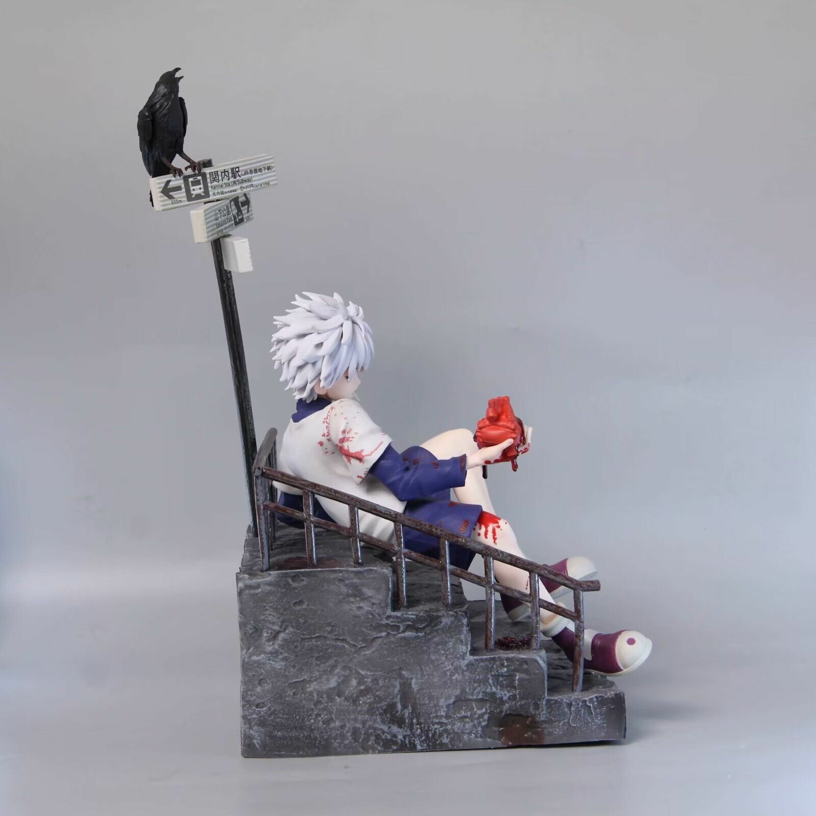 Лицензионная Фигурка Killua Zoldyck (Hunter x Hunter) 34 см - Большая, Коллекционная, Высокая Детализация