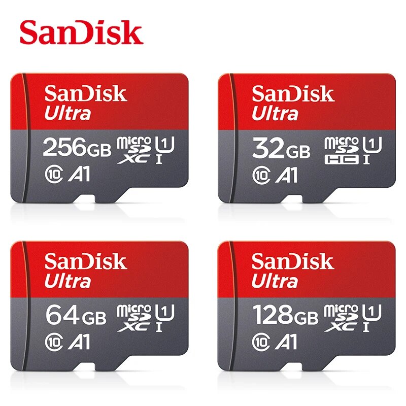 SanDisk Ultra Micro SD-карты 32/64/128/256 ГБ USB2.0CR — фото 1
