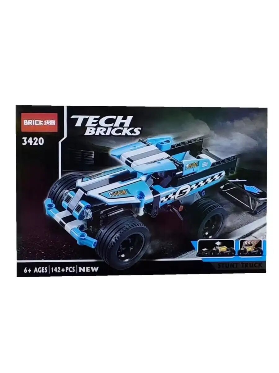 Конструктор Technic Техник машина Джип Трюковый аналог LEGO