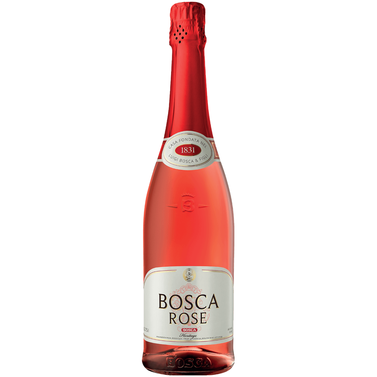 Сидр Bosca Rose Heritage розовый полусладкий 0,75 л
