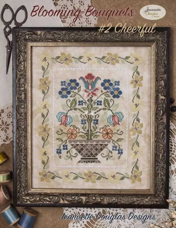 Набор для вышивки крестом "Букет", 18CTcolor fabric