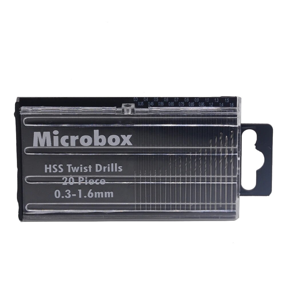 Набор мини-сверл VENSTPOW из быстрорежущей стали 20 шт.