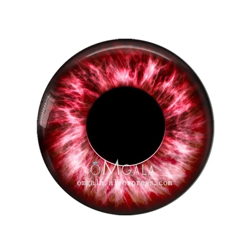 Стеклянные кабошоны для бижутерии 10 шт. Бордовый, 10mm, F