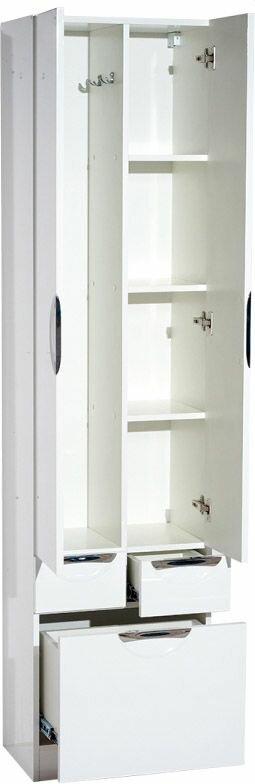 Шкаф пенал Misty Орхидея 50 белый