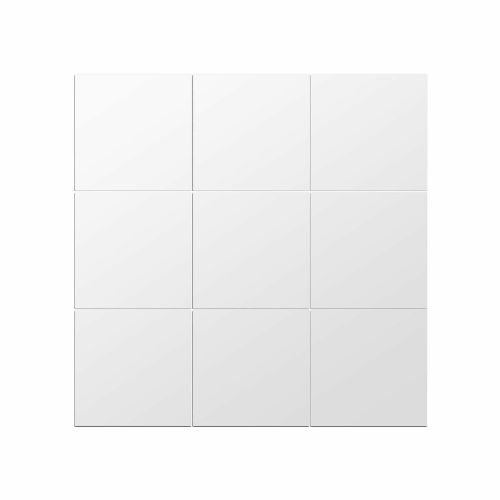 Набор из 25 квадратных зеркальных плиток 15 см для самостоятельного декора стен, самоклеящиеся