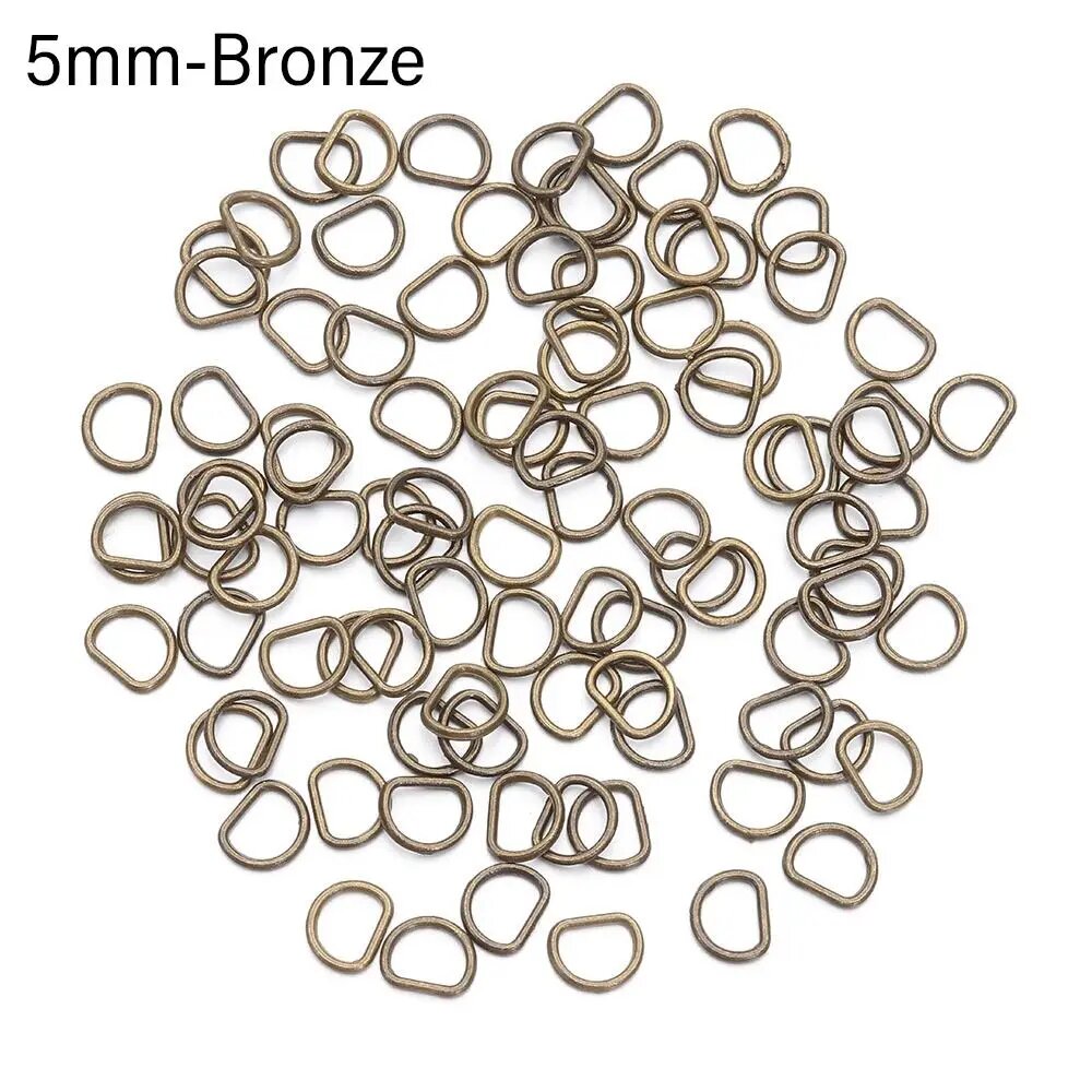 Кольца соединительные Bronze-5mm, 100 шт.